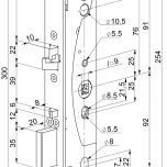 EL460/35/24 12-24V Zámek el. | fab-shop.cz